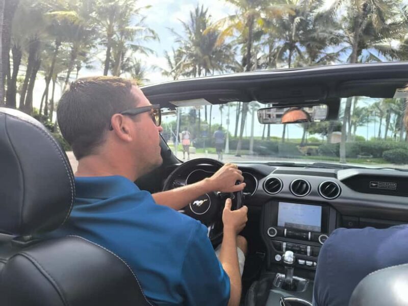 Miami: Private Tour in a Convertible Mustang (French) - Key Points