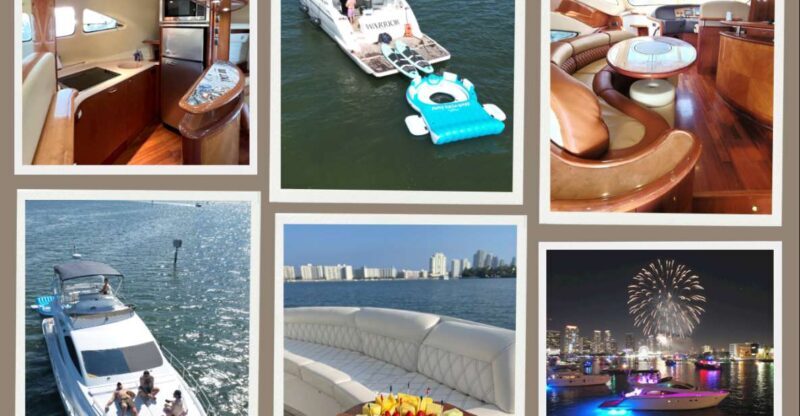 Miami Yacht Rental with Jetski, paddleboards, Inflatables - What’s Included and Whats Not?