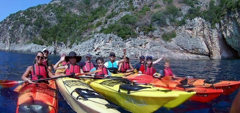 Mikros Gialos: Lefkada Guided Kayak Tour with Refreshments - Itinerary Breakdown: What You’ll See and Do