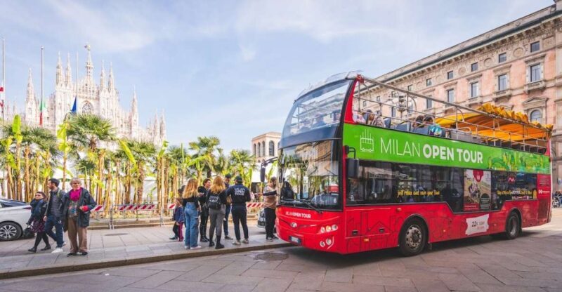 Milan: Hop-On Hop-Off Bus Ticket for 24, 48, 72 Hours - FASHION, DESIGN & LEISURE Line