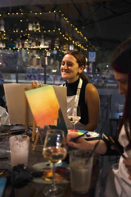 Milan: Paint 'n Sip Class - The Details: How It Works
