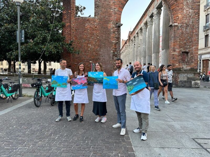 Milan: Paint 'n Sip Class - Authenticity and Quality