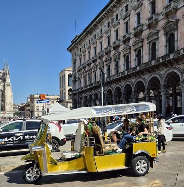 Milan: Private Tuk Tuk Tour with Hotel Pickup - Authentic Experience and Hidden Gems