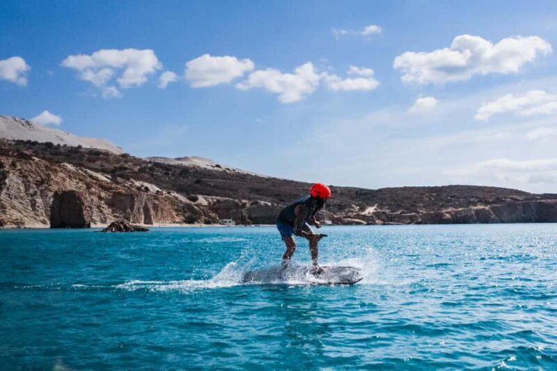 Milos: E-Foil Experience with Instructor - Who Will Love This?