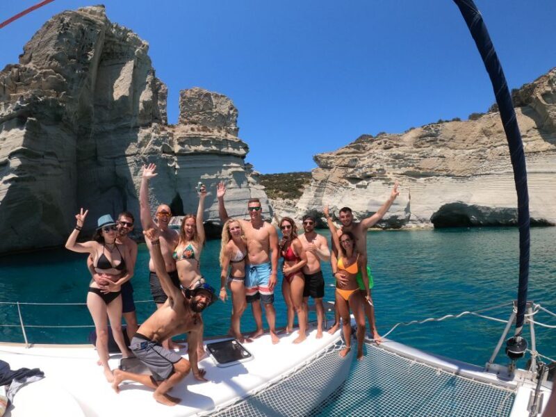 Milos: Full-Day Catamaran Cruise with Paddle Board - Water Activities and Onboard Comfort