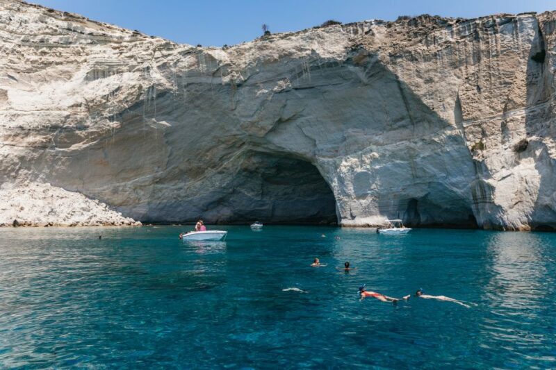Milos: Kleftiko Cruise with Meal, Drinks and Photos at Sykia - Exploring Milos: A Complete Review of the Kleftiko Cruise Experience