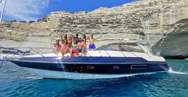 Milos: Private Motor yacht cruise to Kleftiko - Sykia - Key Points