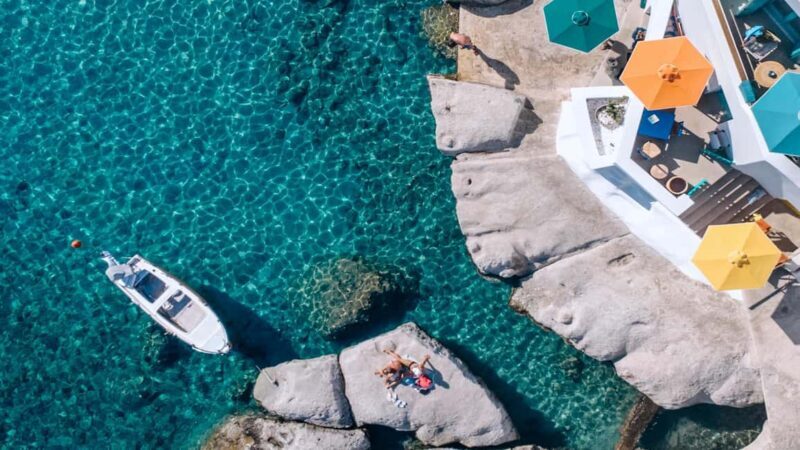 Milos: Small Group Yacht TourKleftiko Sarakiniko Poliegos - FAQs