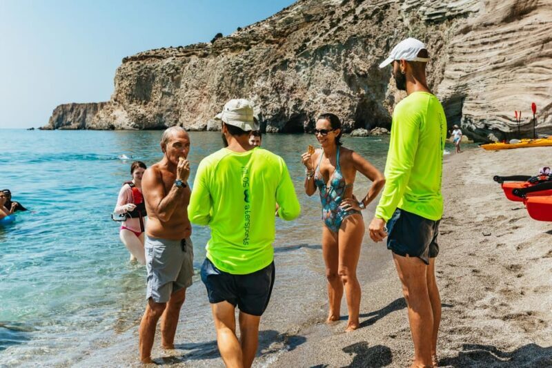 Milos: Tsigrado and Gerakas Beach Kayaking Tour - The Setting: Milos Coastline and Hidden Gems