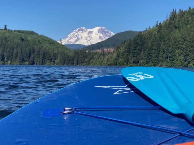 Mineral Lake: Sunset Paddle Board Tour with View of Rainier - Key Points