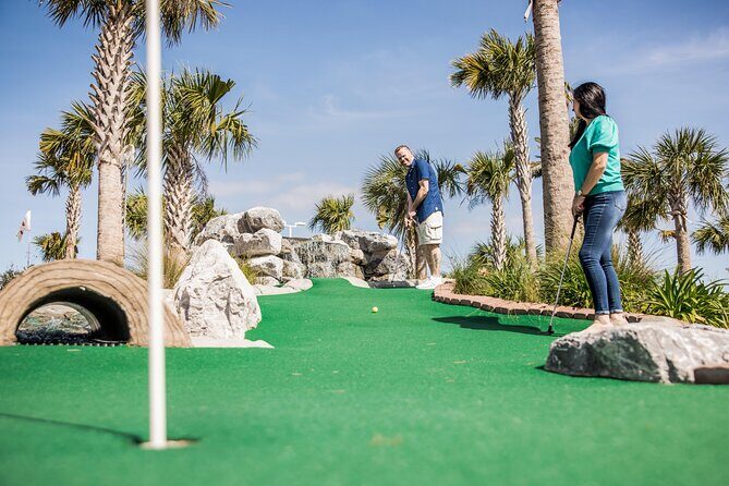 Mini Golf beneath SkyWheel Panama City Beach - Key Points