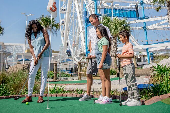 Mini Golf beneath SkyWheel Panama City Beach - The Design & Challenge of the Course