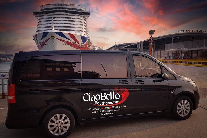 Minibus from Heathrow Airport to Southampton via Netley Abbey - Key Points