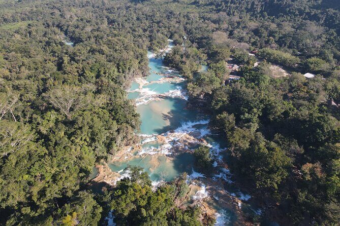 Misol Ha Blue Waterfalls and Palenque Archaeological Area - Key Points