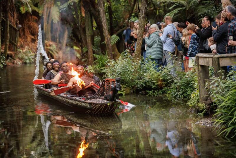 MITAI MAORI VILLAGE Night XP & Polynesian Spa from Auckland - The Scenic Drive from Auckland to Rotorua