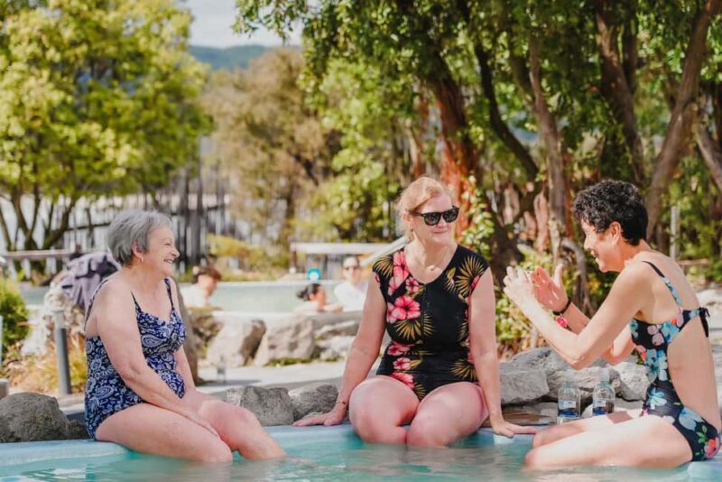 MITAI MAORI VILLAGE Night XP & Polynesian Spa from Auckland - Flexibility: Stay or Return to Auckland