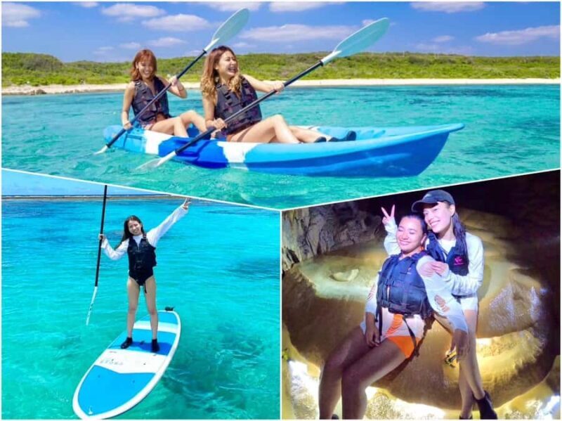 Miyako island: Beach SUP & Pumpkin Limestone Caving & Canoe - Exploring Miyako Island: Beach SUP & Pumpkin Limestone Caving Tour – An Authentic Okinawan Day