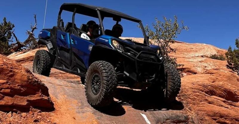 Moab: U-Drive UTV Sunset Guided Adventure on Hell's Revenge - An Exciting Introduction to Moabs Iconic Trails