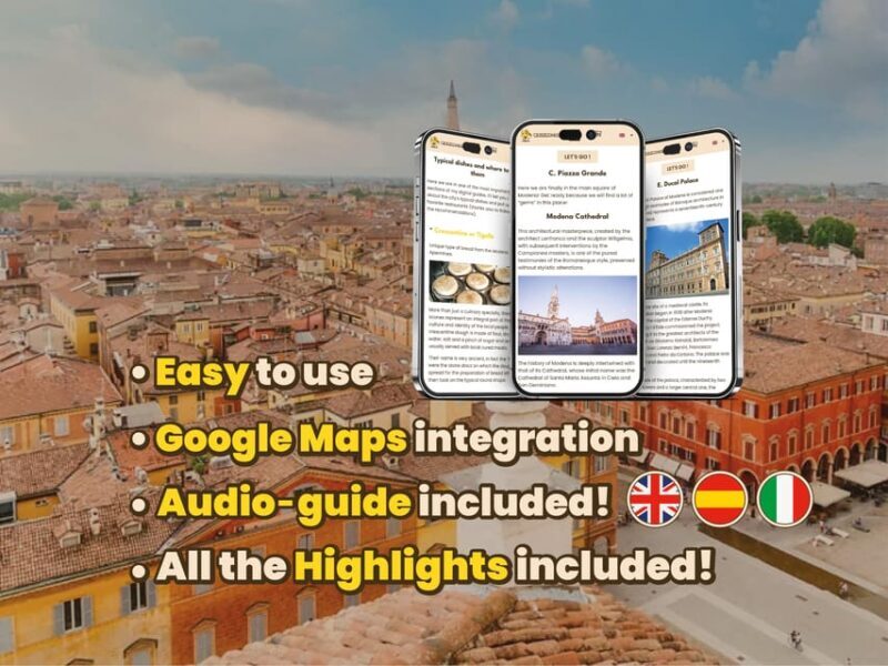 Modena: Digital guide made with a Local for your tour - Navigating the Experience