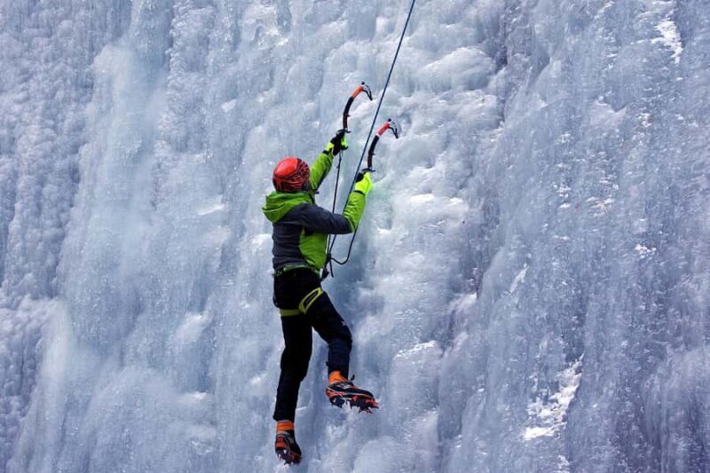 Mont-Tremblant: Ice Climbing Full Day Lesson with Guide - Key Points