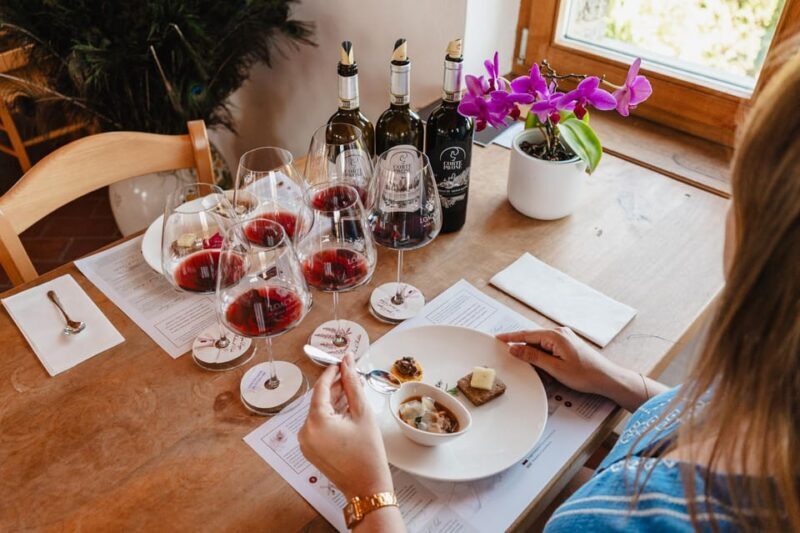 Montalcino: Guided Winery Tour & Gourmet Food Tasting - The Itinerary in Detail