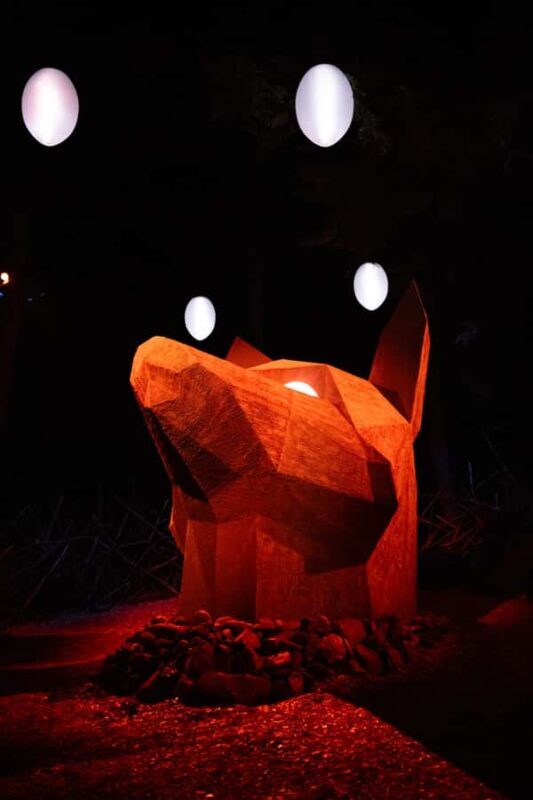 Montebello, QC: Parc Omega ONIRO Immersive Experience at Night - The Experience in Detail