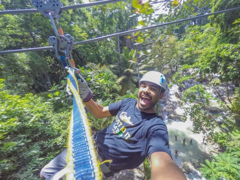 Montego Bay: Dunns Catamaran Sail & Snorkel with Zipline - The Zipline Adventure: Views and Vibes
