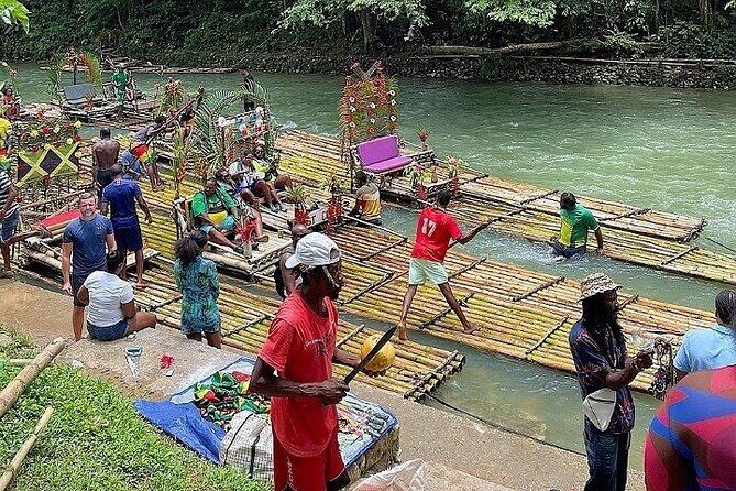 Montego Bay Shopping Tour and Bamboo River Rafting - Key Points