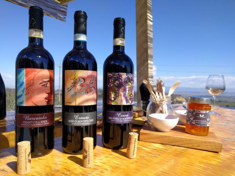 Montepulciano: Artisan Heroic Wine Tasting at the Terrace - Key Points