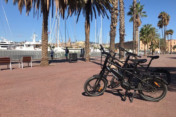 Montjuic Electric Bike Tour and Relaxing Sailing Trip - Transitioning from Bike to Sea