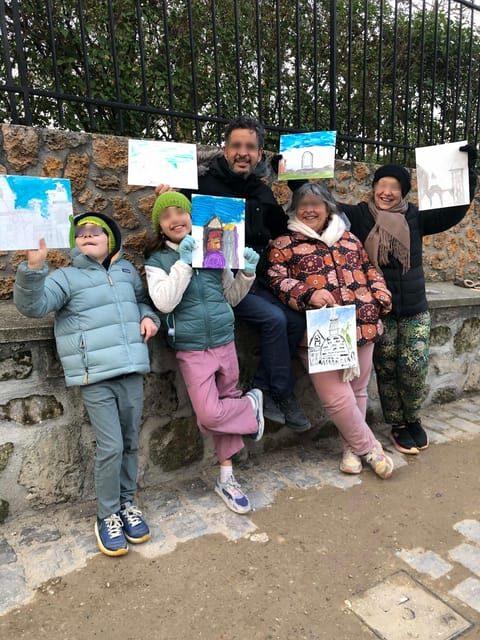Montmarte painting session and walking tour for kids ! - Key Points