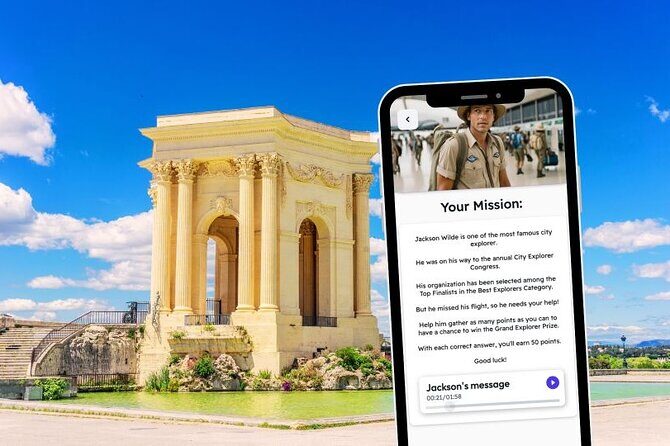Montpellier City Exploration Game and Tour on your Phone - Stop 1: Place de la Comédie