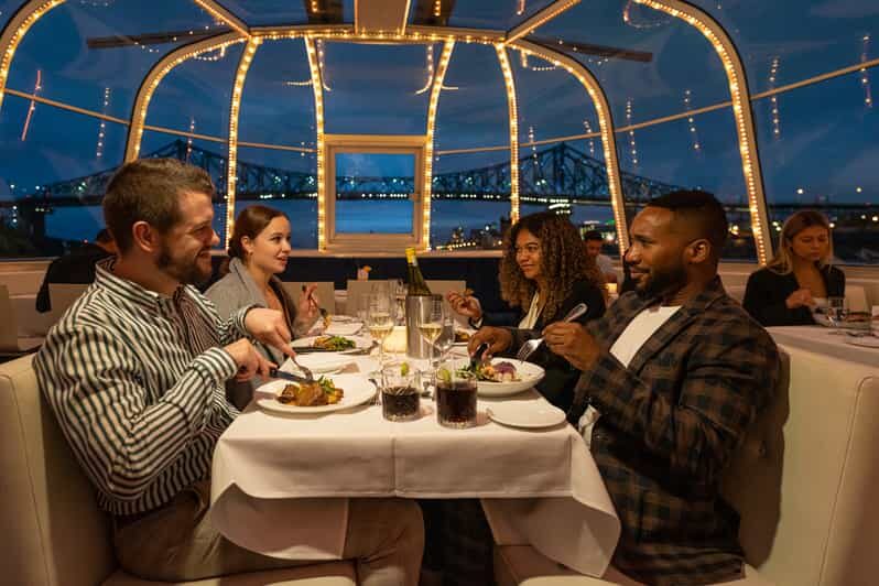 Montreal: Bateau-Mouche Cruise with A La Carte Dinner Option - The Dining Experience