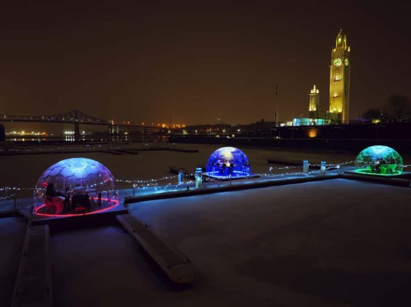 Montreal: Dome Dinning in Old Port of Montreal - FAQ