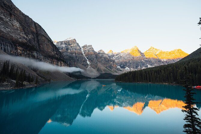 Moraine Lake Sunrise & Lake Louise Golden Hour Experience - An early start to see two of Alberta’s most iconic lakes in peaceful serenity