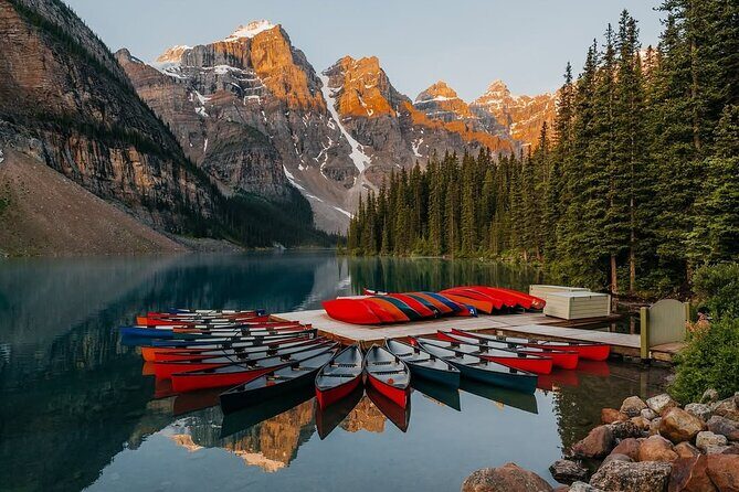 Moraine Lake Sunrise & Lake Louise Golden Hour Experience - Key Points