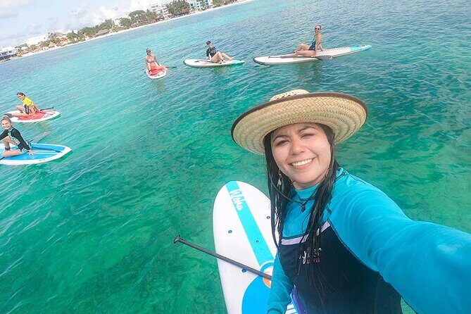 Morning Session - All Levels Paddleboard Group Caribbean Sea - A Complete Breakdown of the Playa del Carmen Paddleboard Tour