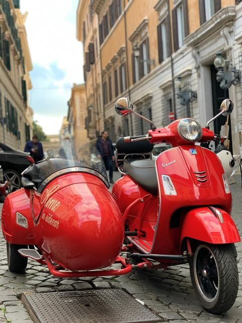 Morning Vespa Sidecar Tour with Cappuccino - Key Points
