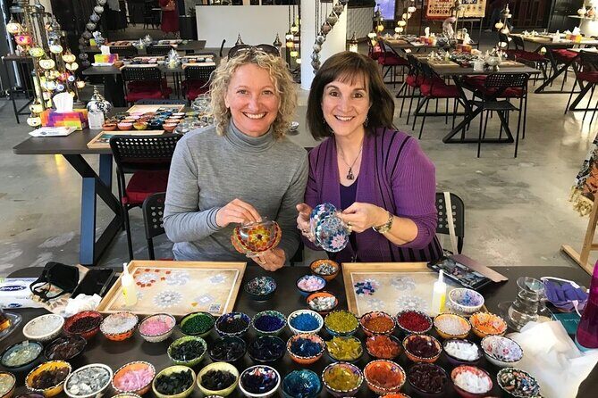 Mosaic Art Classes Orange County: Turkish Lamp Workshop - What to Expect on the Day