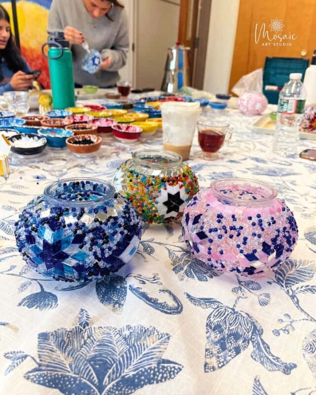 Mosaic CANDLE HOLDER Workshop in Manhattan, NY - Cost and Value