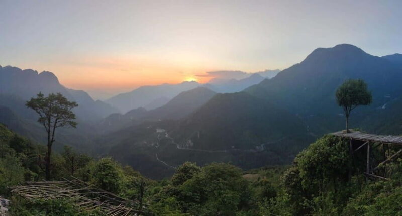 Motorbike Tour: Waterfall, Lonely Tree, and Green Tea Hill - Green Tea Hill: A Panorama of Tea Terraces