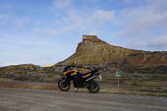 Motorcycle Adventure through Bardenas Reales - The Ride and Atmosphere