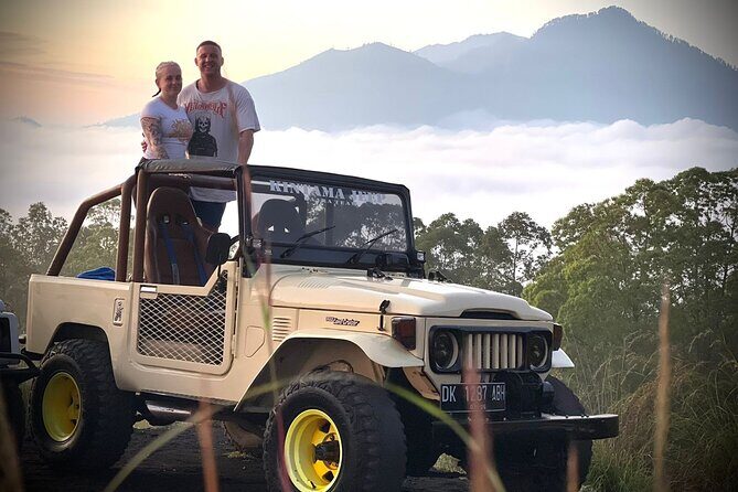 Mount Batu Sunrise by Jeep 4WD + Black lava + Natural Hotspring - An Overview of the Experience