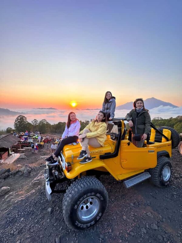 Mount Batur 4WD Jeep Sunrise Tour kintamani - Key Points