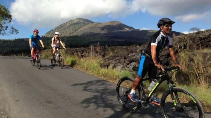 Mount Batur: Black Lava Cycling Tour w/ Natural Hot Spring - Key Points