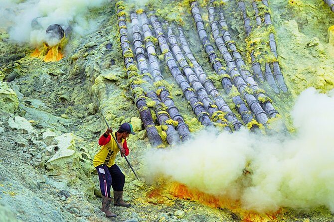 Mount Ijen Blue Flame Tour from Bali - Visiting Jagir Waterfall and Breakfast Breaks