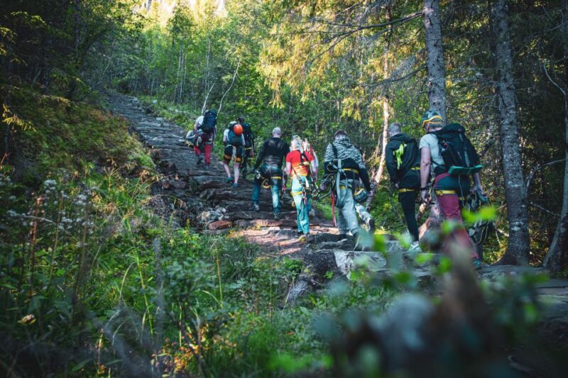 Mountain-climbing adventure in Mosjøen Via Ferrata - An Adventurous Introduction to Norway’s Scenic Outdoors