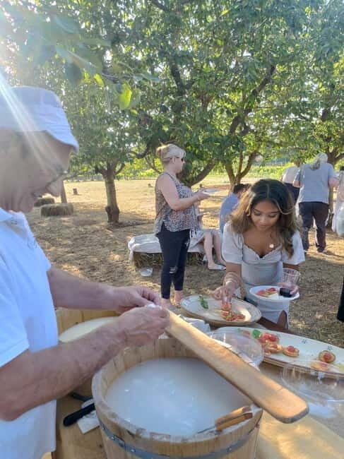 Mozzarella making class with Apulian music and dance - A Deep Dive into the Experience