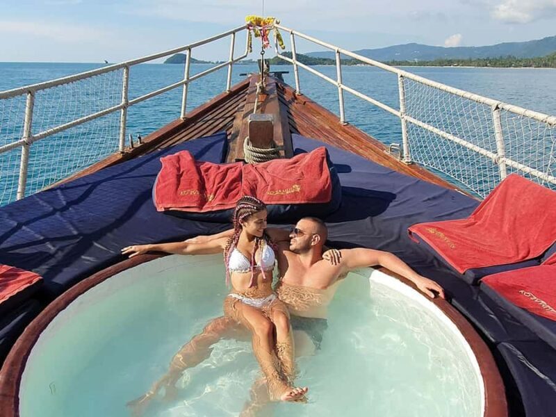 Mu Ko Ang Thong: Private Day Charter in Classic Thai Yacht - Food and Comfort on Deck