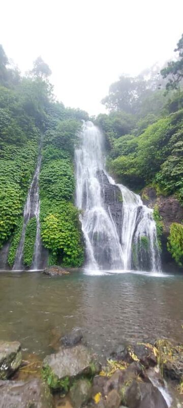 Munduk: Banyumala Twin Waterfall Jungle Trek, Swim & Lunch - Key Points